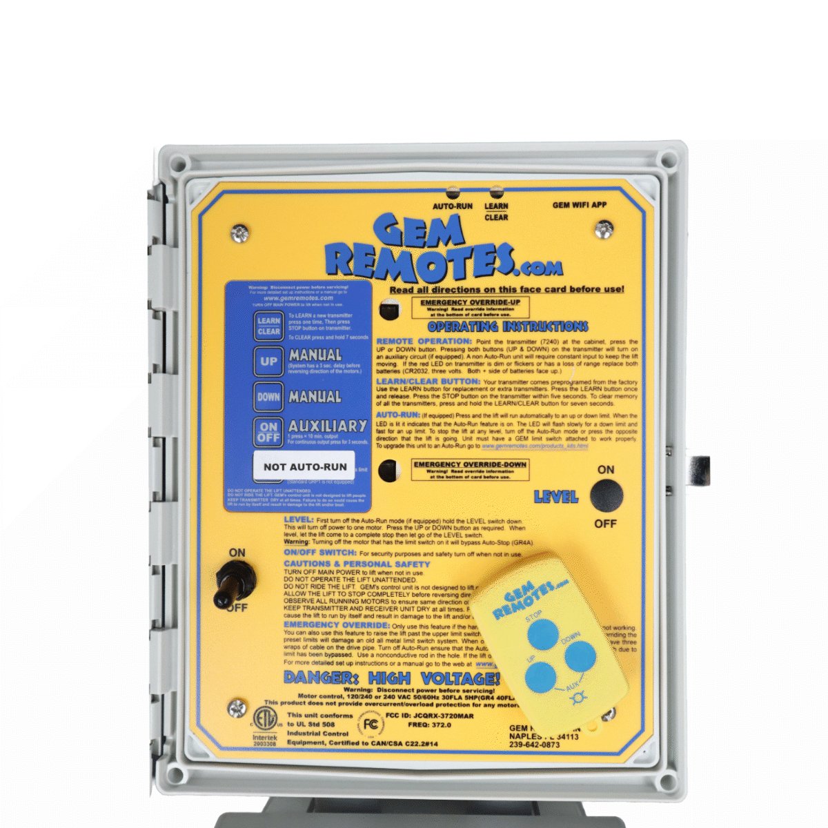 Gem Boat Lift Remote – Dock Solutions, Inc.