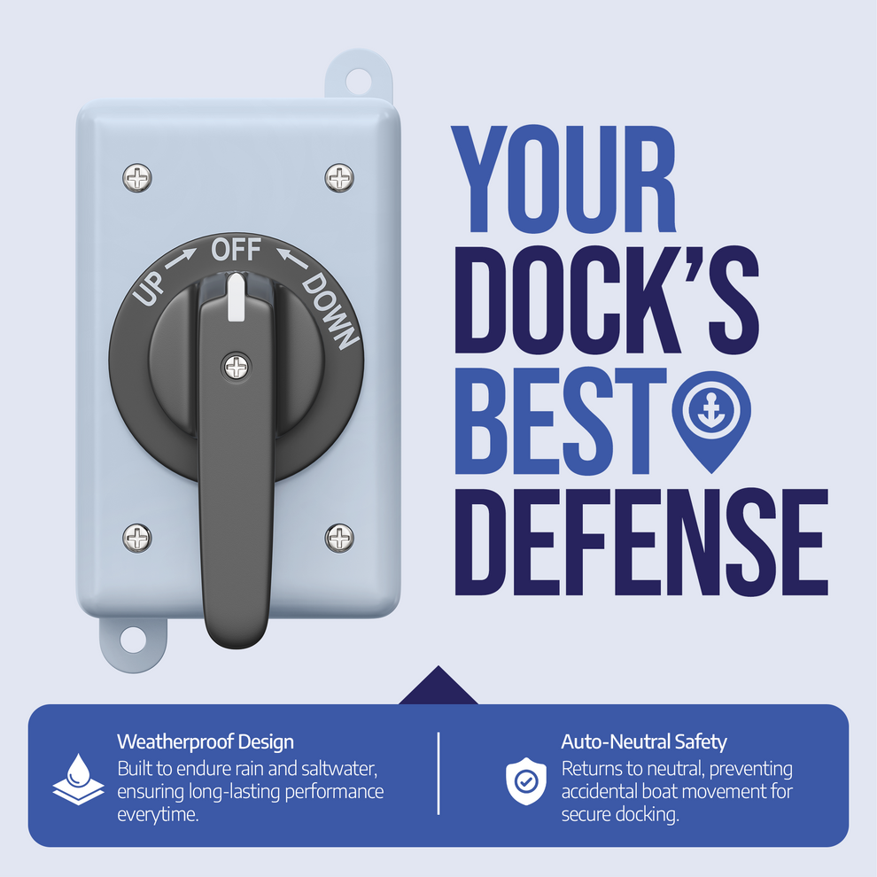 Aqua Marine Supply Rotary Up & Down Boat Lift Switch — Dock Solutions, Inc.