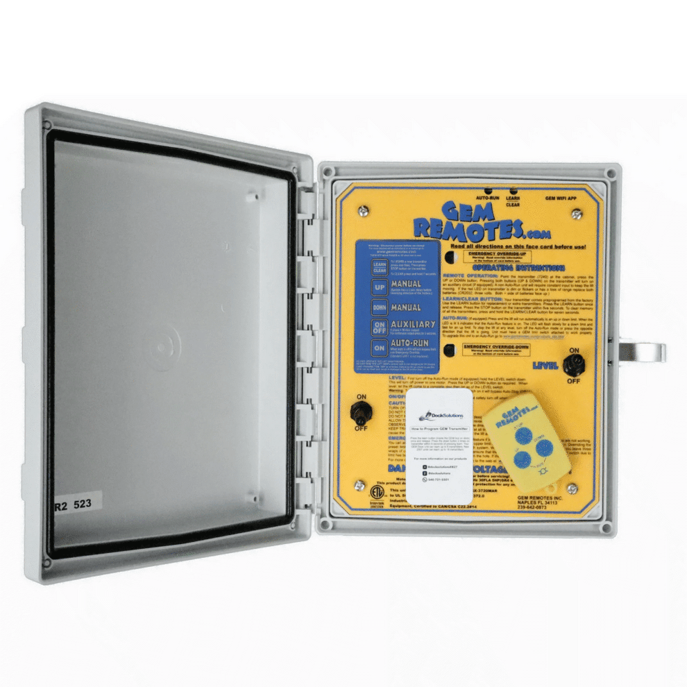Gem Remotes GR2 (12V DC) : Wireless Boat Lift Remote – Dock Solutions, Inc.