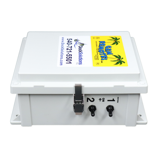 Gem Remote GR2F1: Wireless Boat Lift Remote – Dock Solutions, Inc.